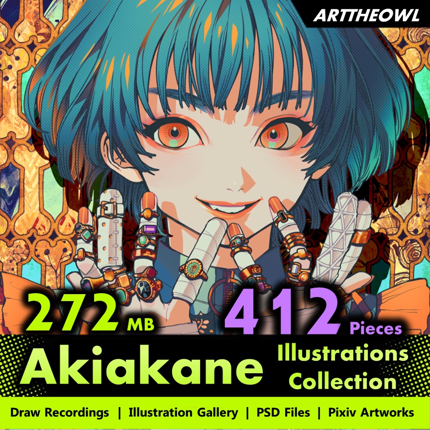 🔥 Akiakane Official Illustration Collection 🔥 Anime Manga Character ...