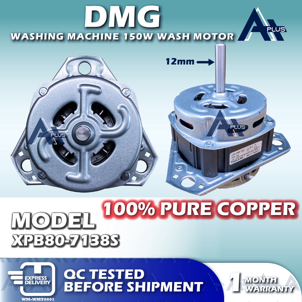 XPB80-7138S DMG Semi Auto Washing Machine Wash Motor XPB807138S XPB80 7138S XPB80-7138 | Shopee ...