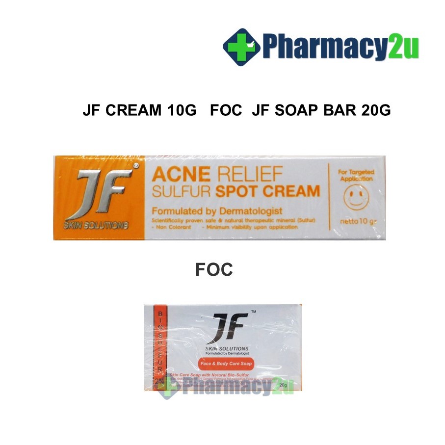 JF ACNE RELIEF SULFUR SPOT CREAM 10G EXP 06/2026 | Shopee Malaysia