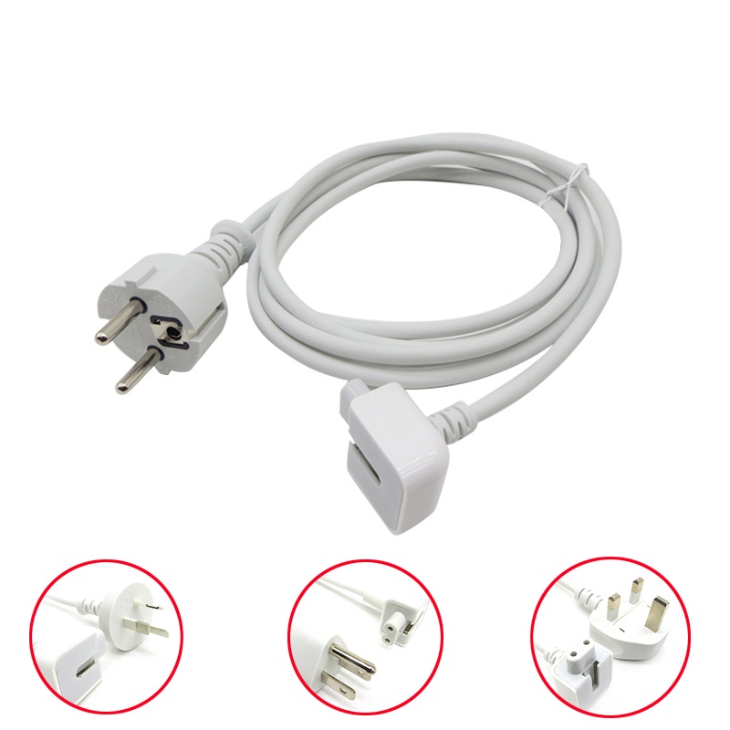 1.8m AC Power Adapter EU / US /AU /UK Duck Head Plug Extension Cable ...