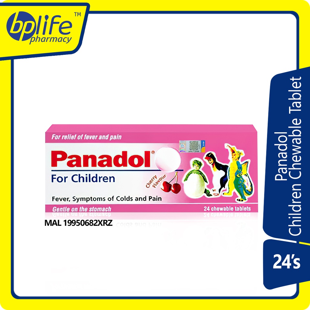 Panadol Children Chewable Tablet 24s | Shopee Malaysia