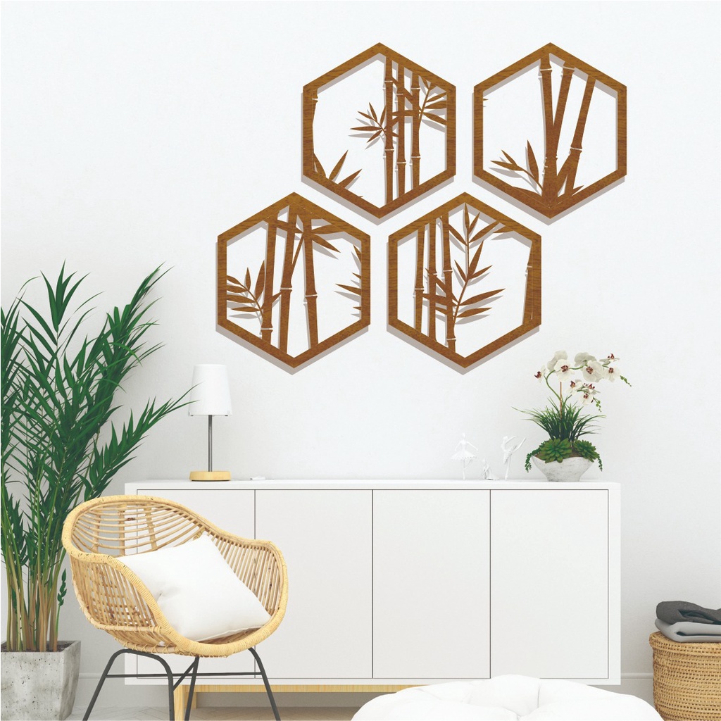 Wooden Wall Decoration for Aesthetic Living Room Display, Elegant ...