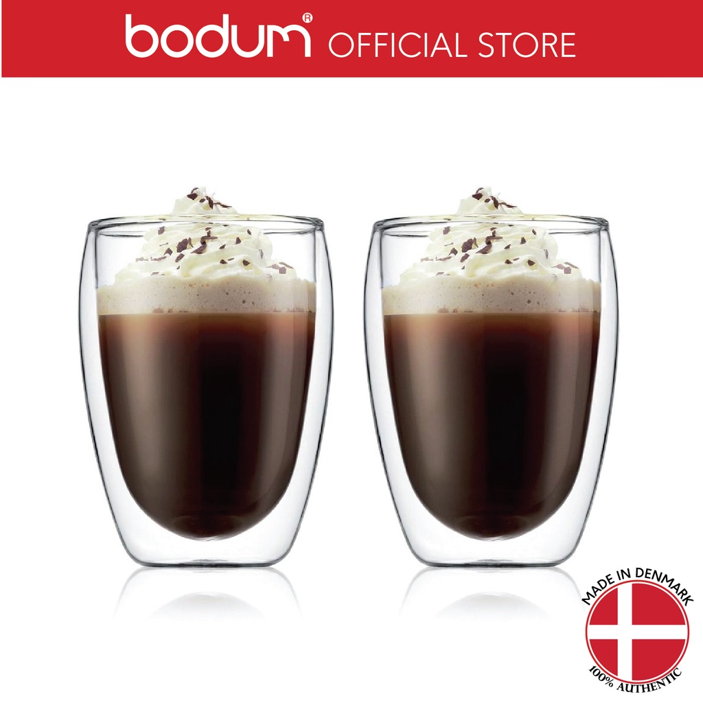 BODUM Official Store PAVINA GLASS 0.35L 2PCS Double Wall Glasses Tea ...