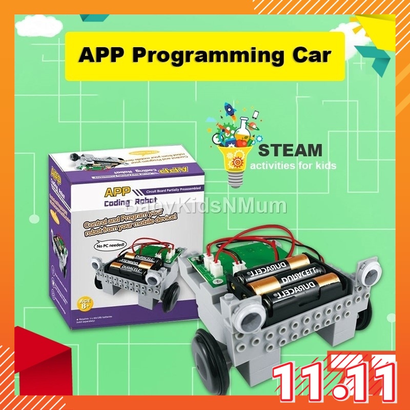 Coding Programming Robot Education STEAM Toys DIY Building Blocks ...