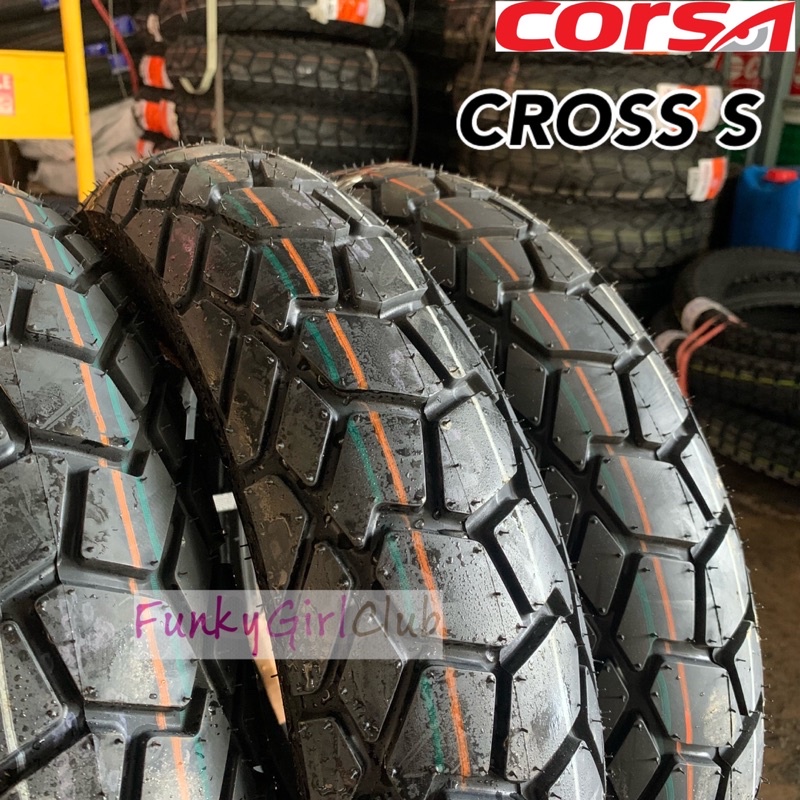 CORSA CROSS S 70/90-17 , 80/90-17 , 110/80-14 , 130/70-13 , 110/70-13 , 100/80-14 | Shopee Malaysia
