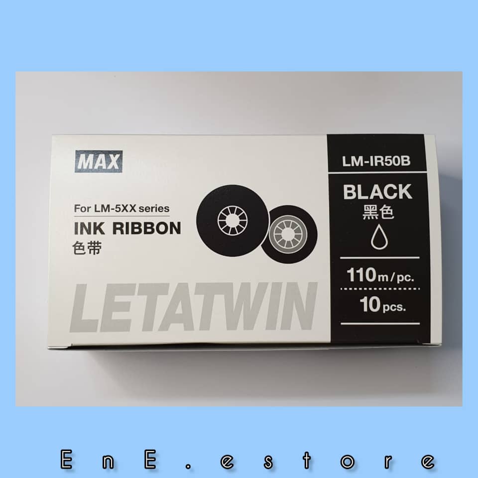 [ORIGINAL] MAX LM-IR50B ECONOMICAL INK RIBBON REFILLS - 110MTR/PC ...