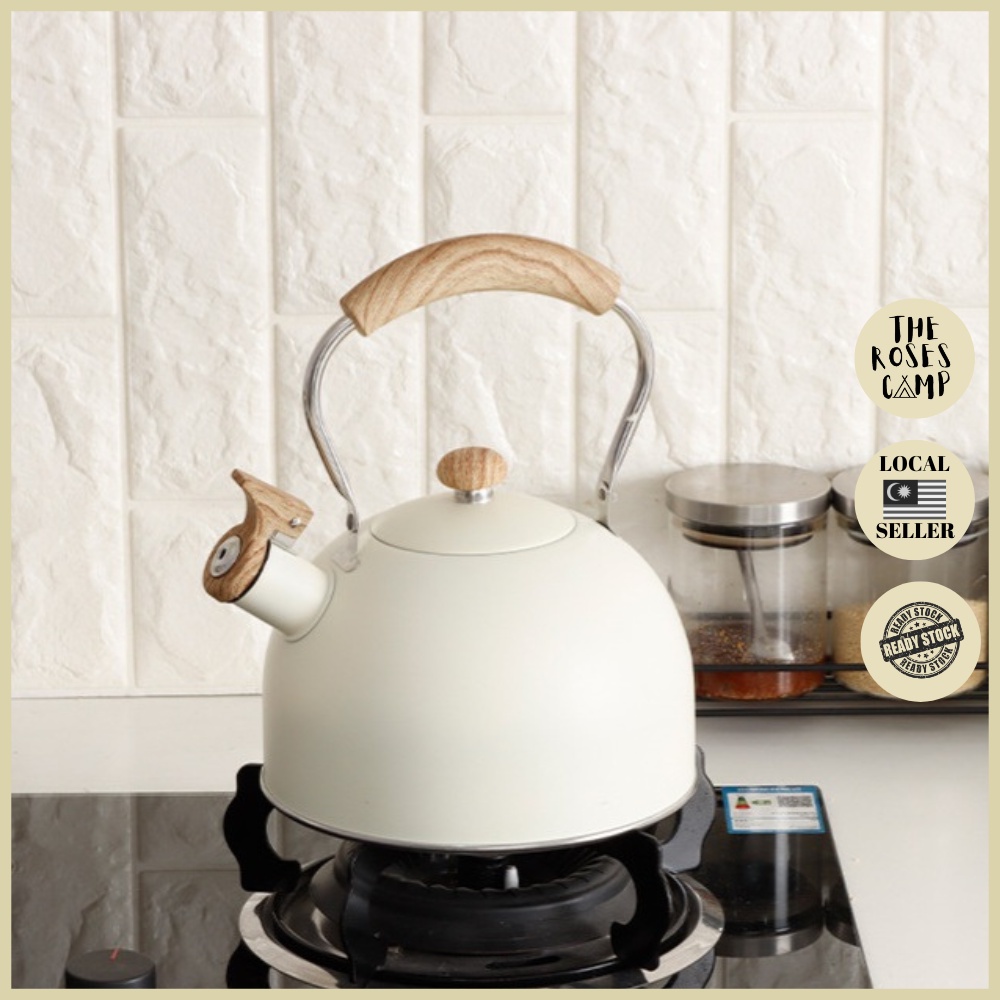 Stainless Steel Aesthetic Whistling Kettle | Shopee Malaysia