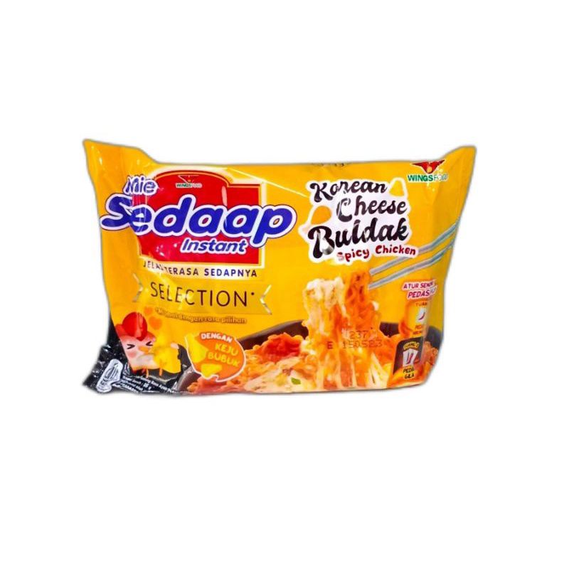 Mi SEDAP KOREA CHEESE BULDAK SPICY CHICKEN - Instant Noodle SEDAAP ...