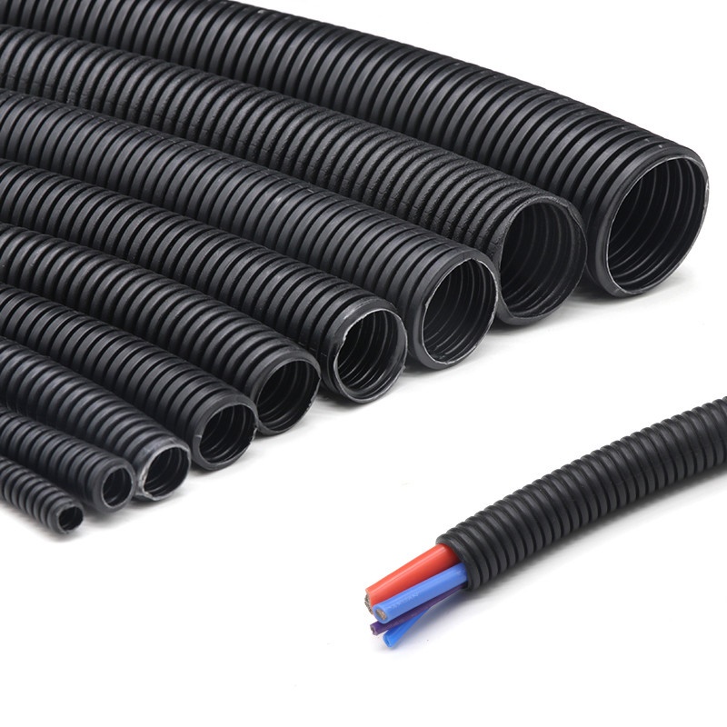 5/10M 7.5mm~34.5mm PP Insulated Corrugated Pipe Wire Hose Threading ...