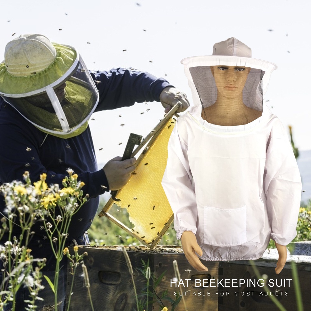Professional Full Body Beekeeping Bee Keeping Suit With Gloves Anti Bee ...