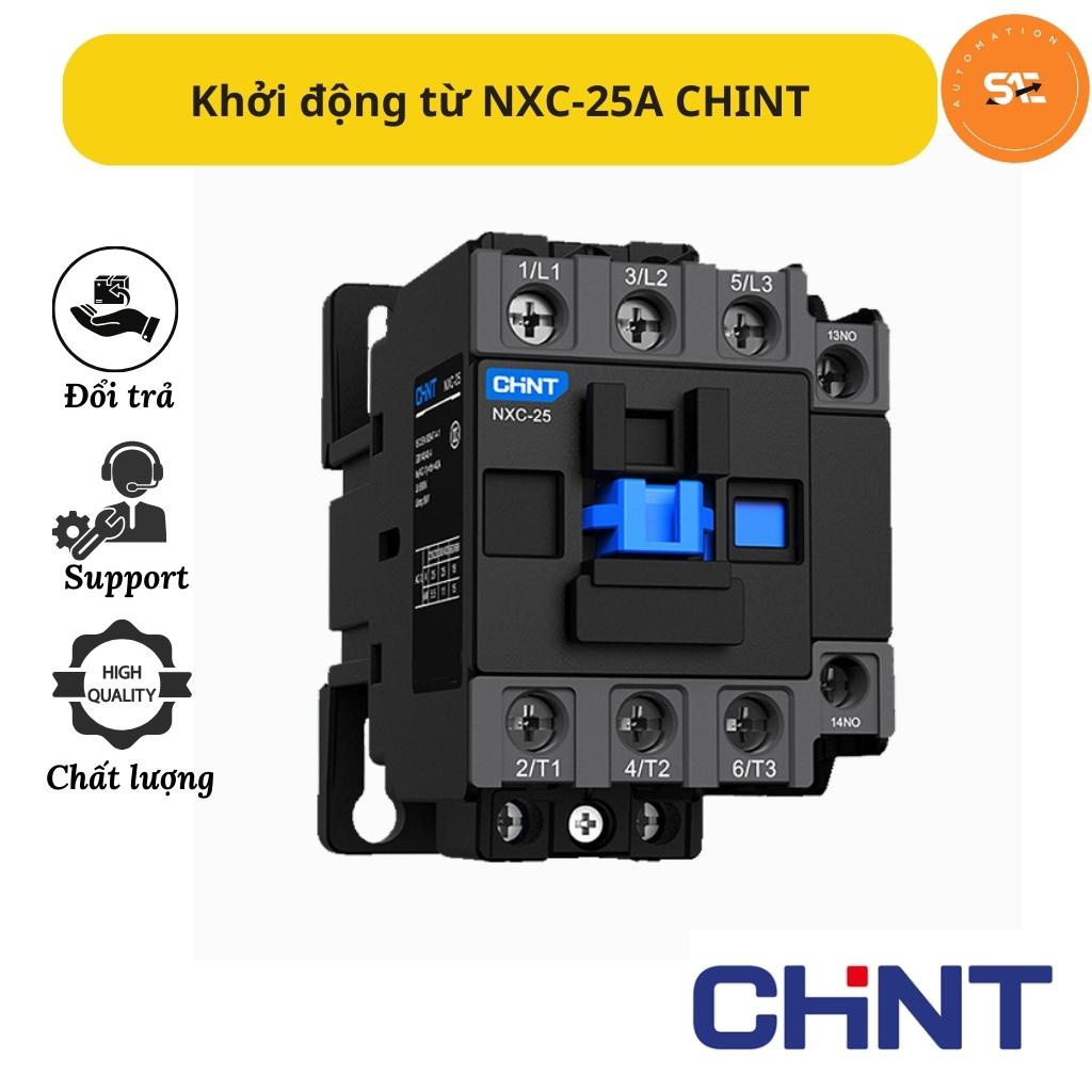 Starter from 3P CHINT NXC-25, Contactor with load capacity of 11KW, genuine CHINT export product ...