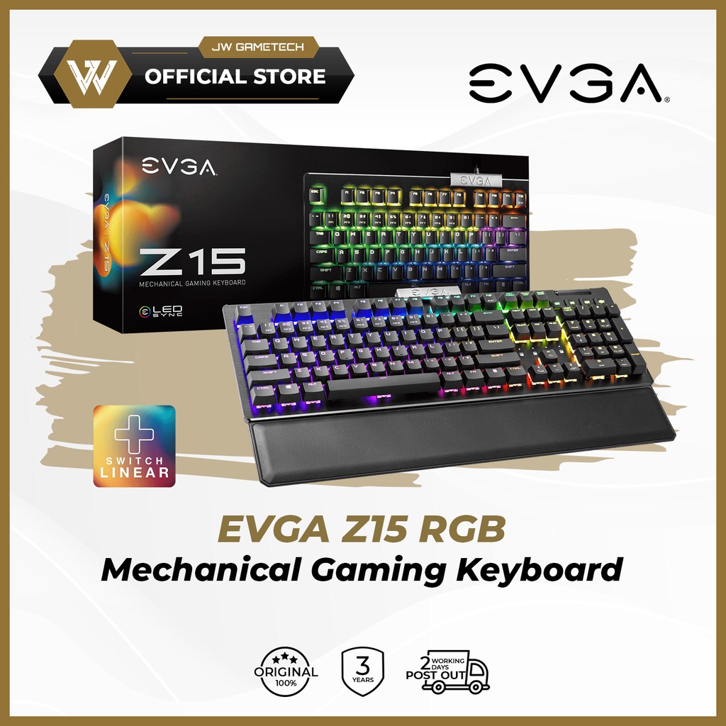 EVGA Z15 RGB Mechanical Gaming Keyboard | Shopee Malaysia