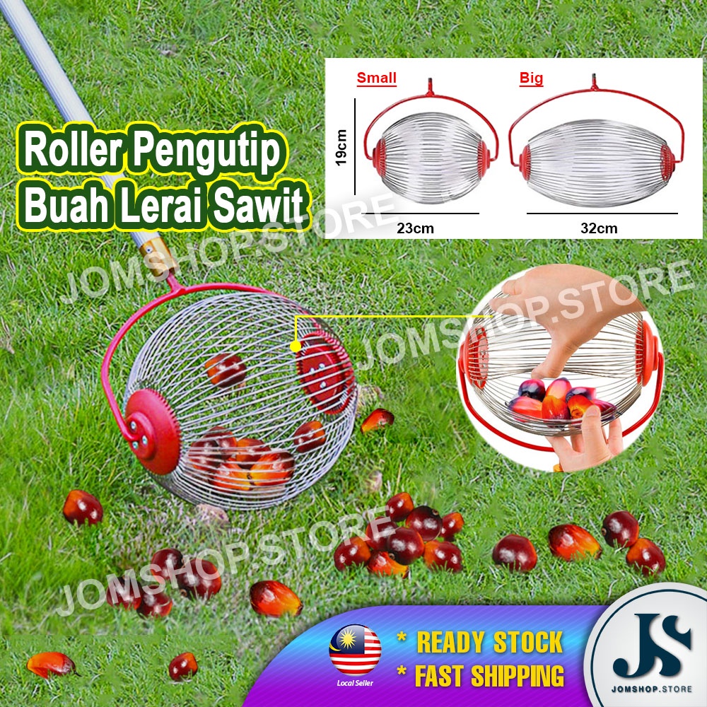 Ready Stock 🇲🇾 Roller Buah Lerai Sawit Garden Nut Gatherer Picks Up ...