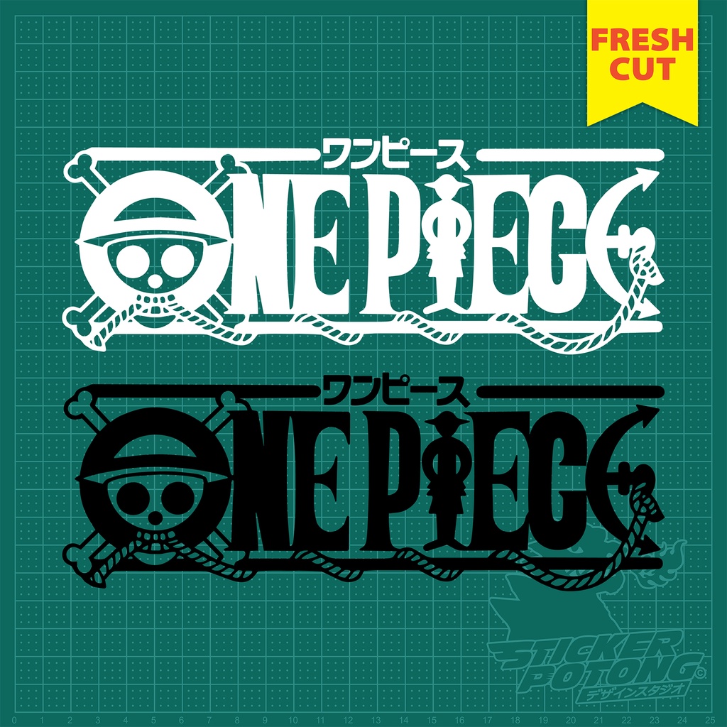 STICKER ONE PIECE (STICKER POTONG) | Shopee Malaysia
