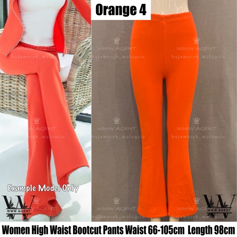 New Design🔥Women High Waist Bootcut Pants Flare Wide Leg Trousers Bell ...