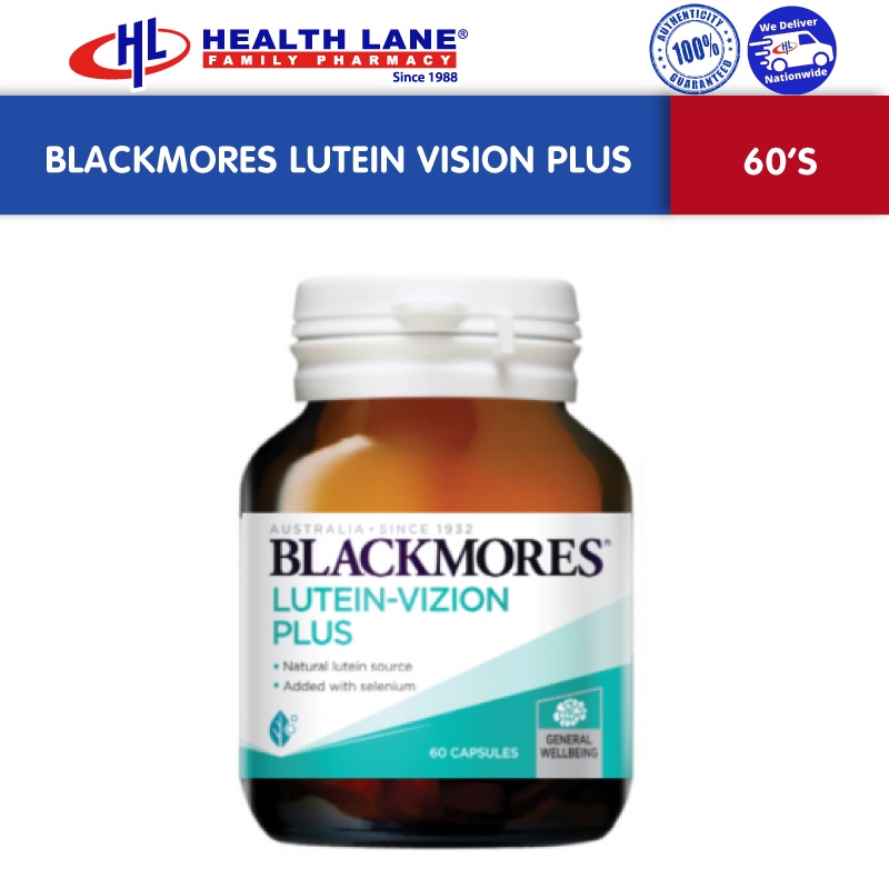 BLACKMORES LUTEIN VISION PLUS 60'S | Shopee Malaysia