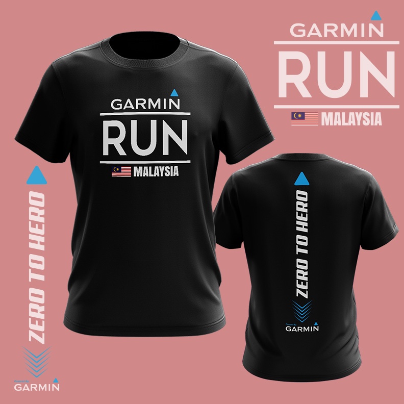 GARMIN RUN MALAYSIA OUTDOOR RUNNING T SHIRT | Shopee Malaysia