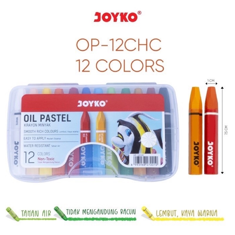 Joyko Crayon Titi Joyko Crayon 12 Coloring Drawing | Shopee Malaysia
