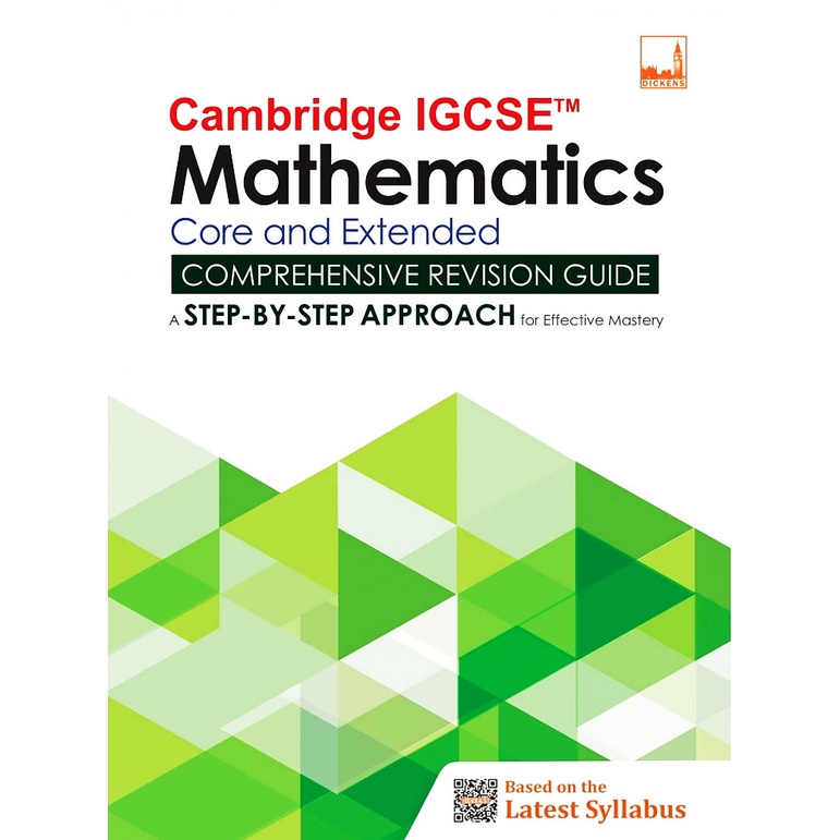 Dickens Cambridge IGCSE™ Mathematics Core and Extended - Comprehensive Revision Guide | Shopee ...