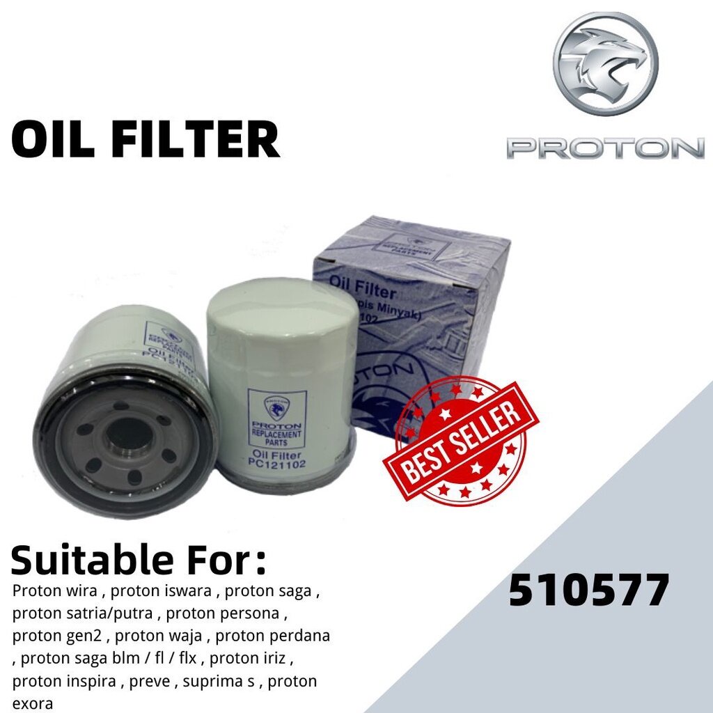 ORIGINAL PROTON WIRA WAJA ISWARA EXORA BLM GEN2 PERSONA OIL FILTER 100% ...