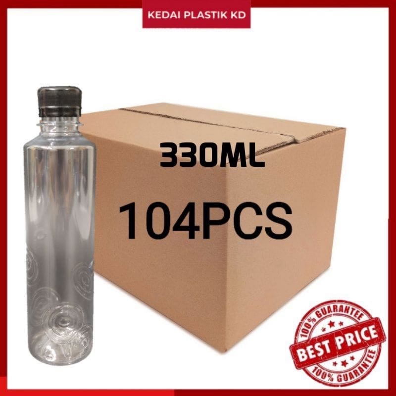 104pcs 330ml BOTOL BULAT MURAH / BERKUALITI / CANTIK !!!!!!!! | Shopee ...