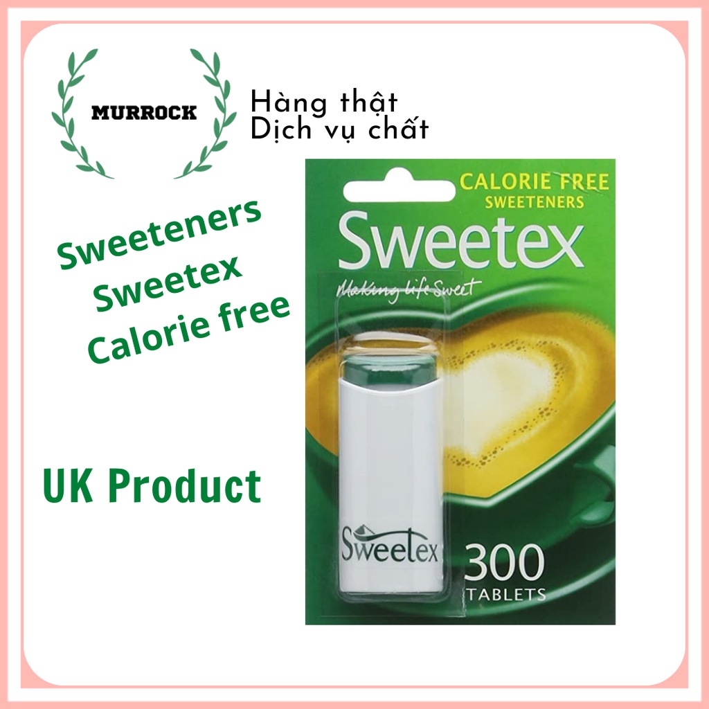 Sweetex zero-calorie diet sugar (box of 300 tablets) UK | Shopee Malaysia