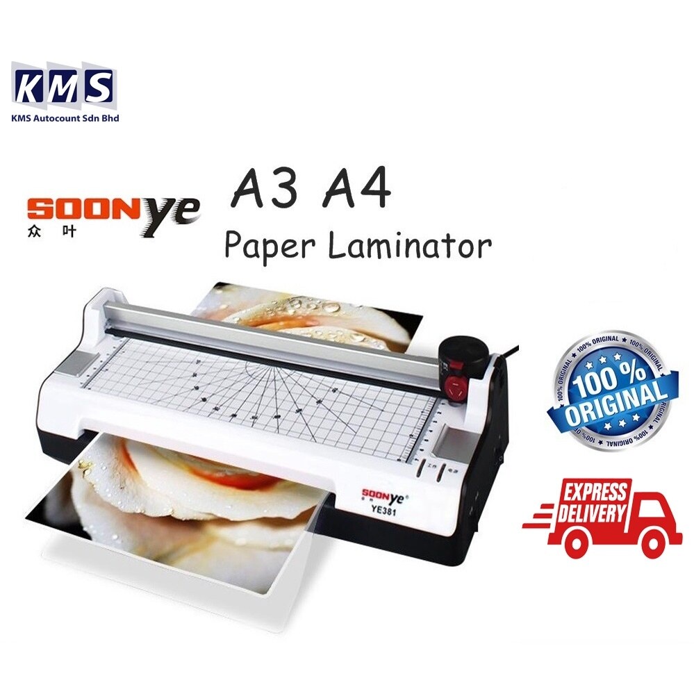 Soonye A3 A4 Laminating Machine | Photo Laminator | A3 Laminator | A4 Laminator | MESIN LAMINATE ...