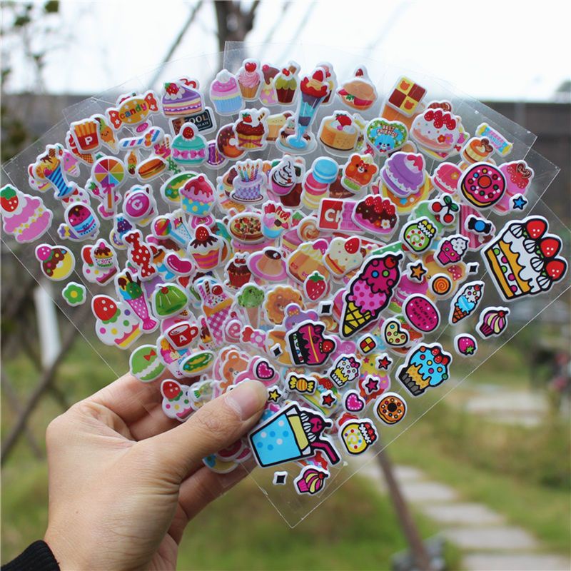 🔥SALE🔥 10pc 3D Cartoon Bubble Sticker for Kids (Stiker Kanak Kanak ...