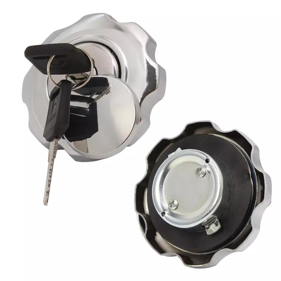 Motorcycle Universal Aluminium Fuel Gas Tank Cap Cover Lock Set For ...