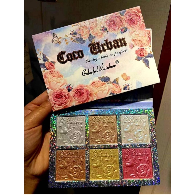 COCO URBAN New 6-color High-gloss Repairing Blush Powder Cake to ...