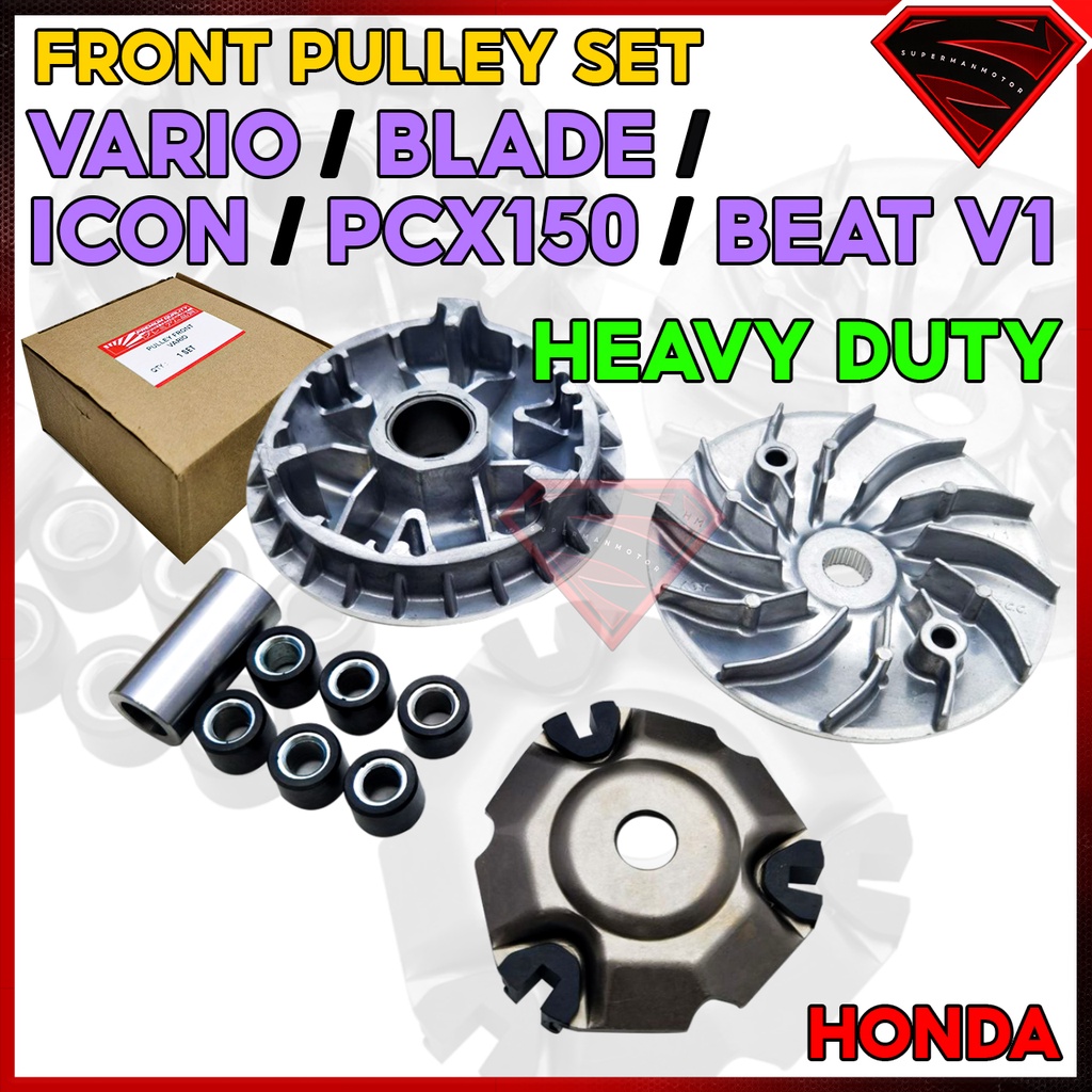 PULLEY FRONT JAPAN QUALITY HONDA CLICK ICON STEP PCX 150 PCX150 AIR ...