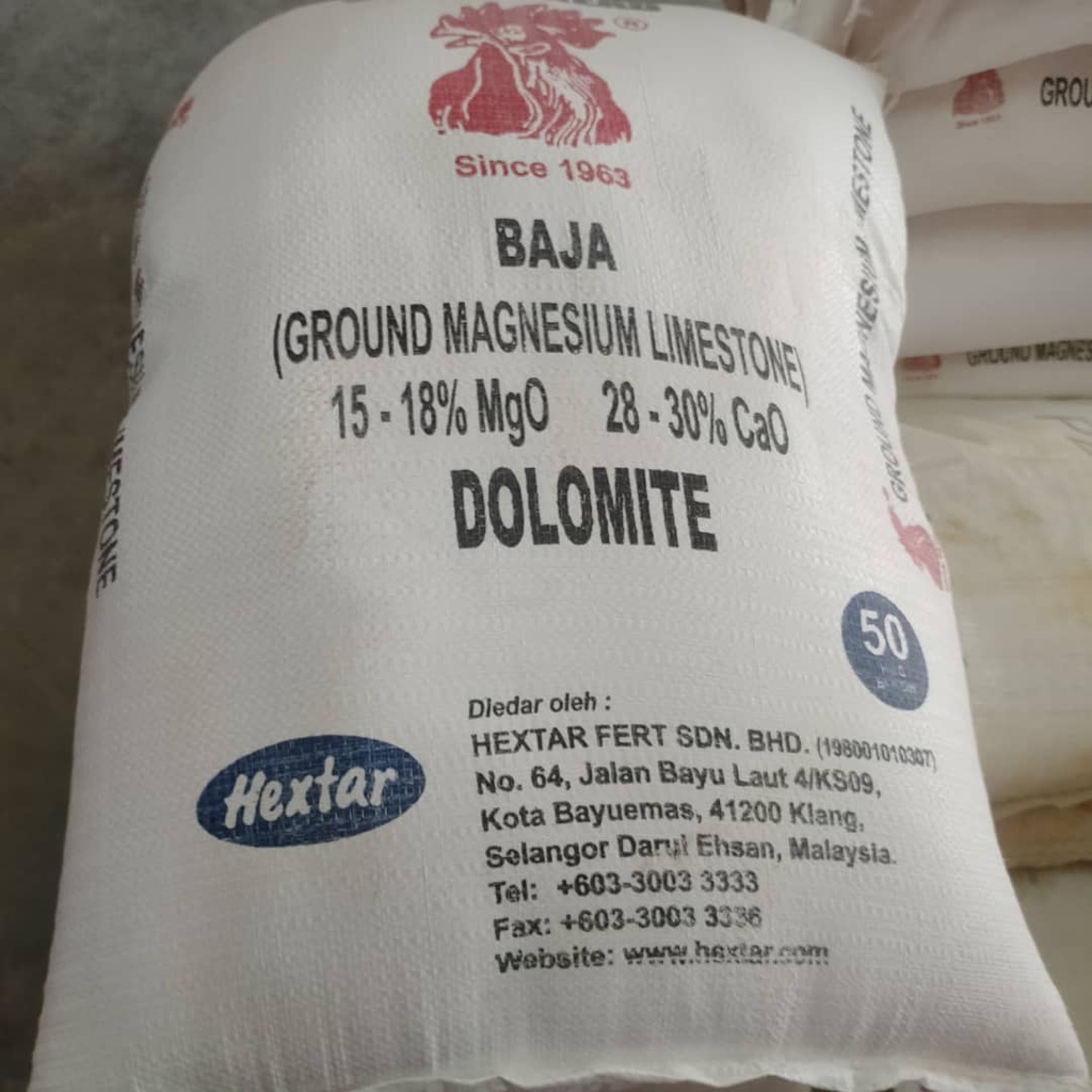 BAJA DOLOMITE GROUND MAGNESIUM LIMESTONE 50KG | Shopee Malaysia