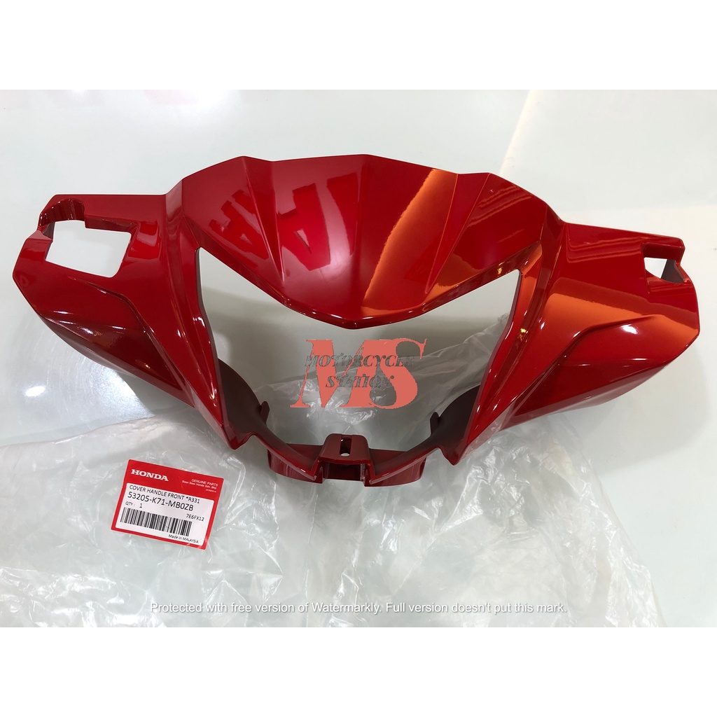 HONDA WAVE ALPHA CX110 FRONT HANDLE COVER (NEW) ORI V2 (2020-2022) (20 ...