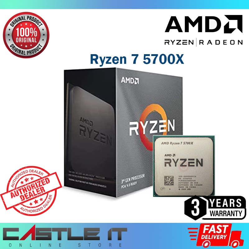 AMD RYZEN 7 5800XT 5800X / 5700X / 5700G / 5700 / R7-5800X R7-5700X R7 ...