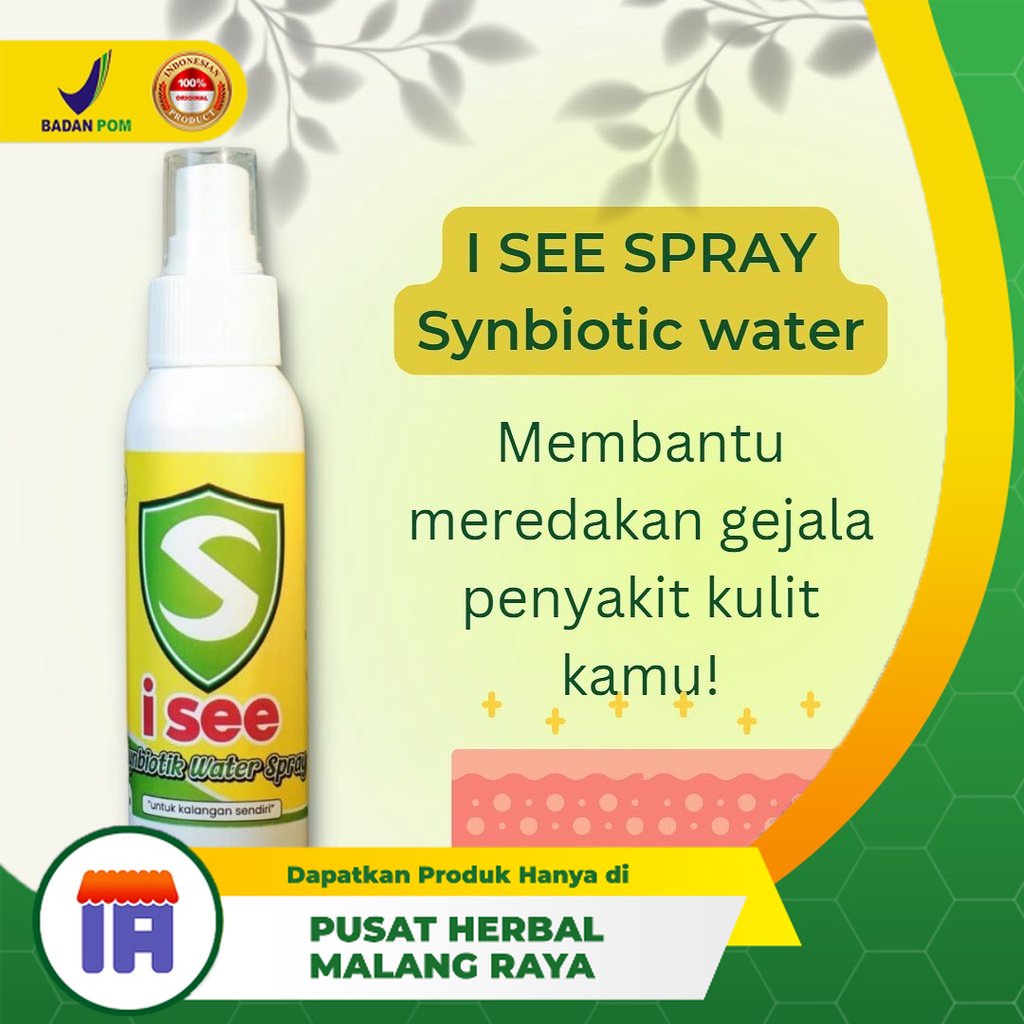 I SEE Synbiotic WATER SPRAY SPRAY 100ml Wet Wound Dryer Diabetes Wound ...