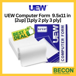 UEW Computer Form [2up] [9.5x11 inch] [1ply/2ply/3ply] | Shopee Malaysia