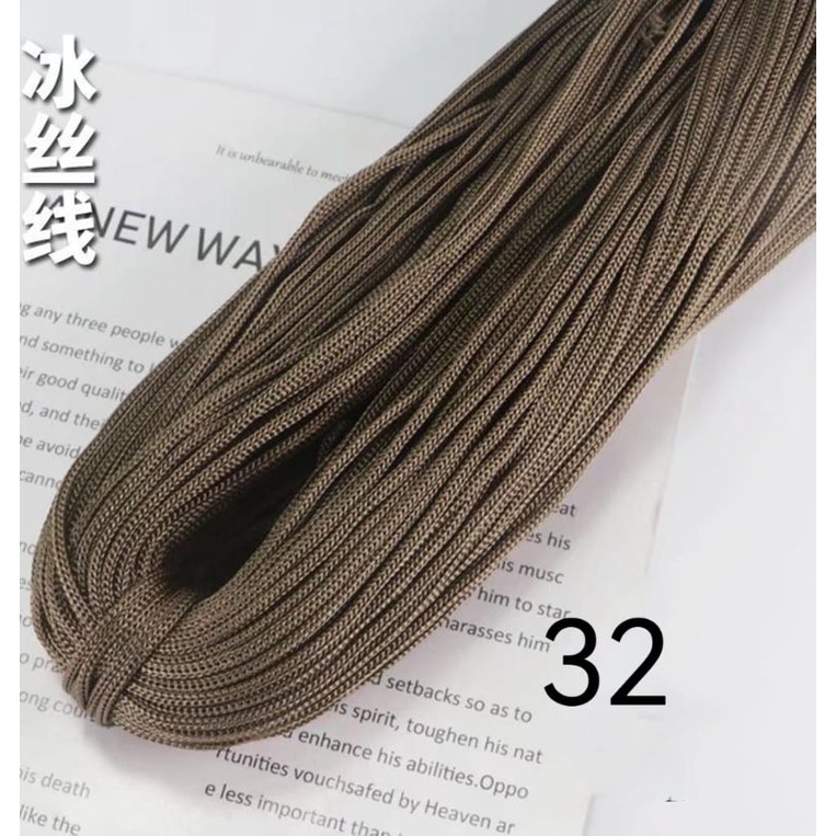 3mm Benang PP Yarn Benang Kait Topi Crochet Yarn Knitting DIY Bag Beg ...