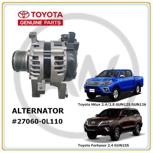 Original Toyota Hilux Revo 2.4/2.8 GUN125 GUN126 Fortuner 2.4 GUN155 ...