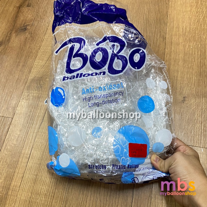 Bobo Semi Stretch Balloons Bubble Balloons Surprise Transparent Vinyl ...