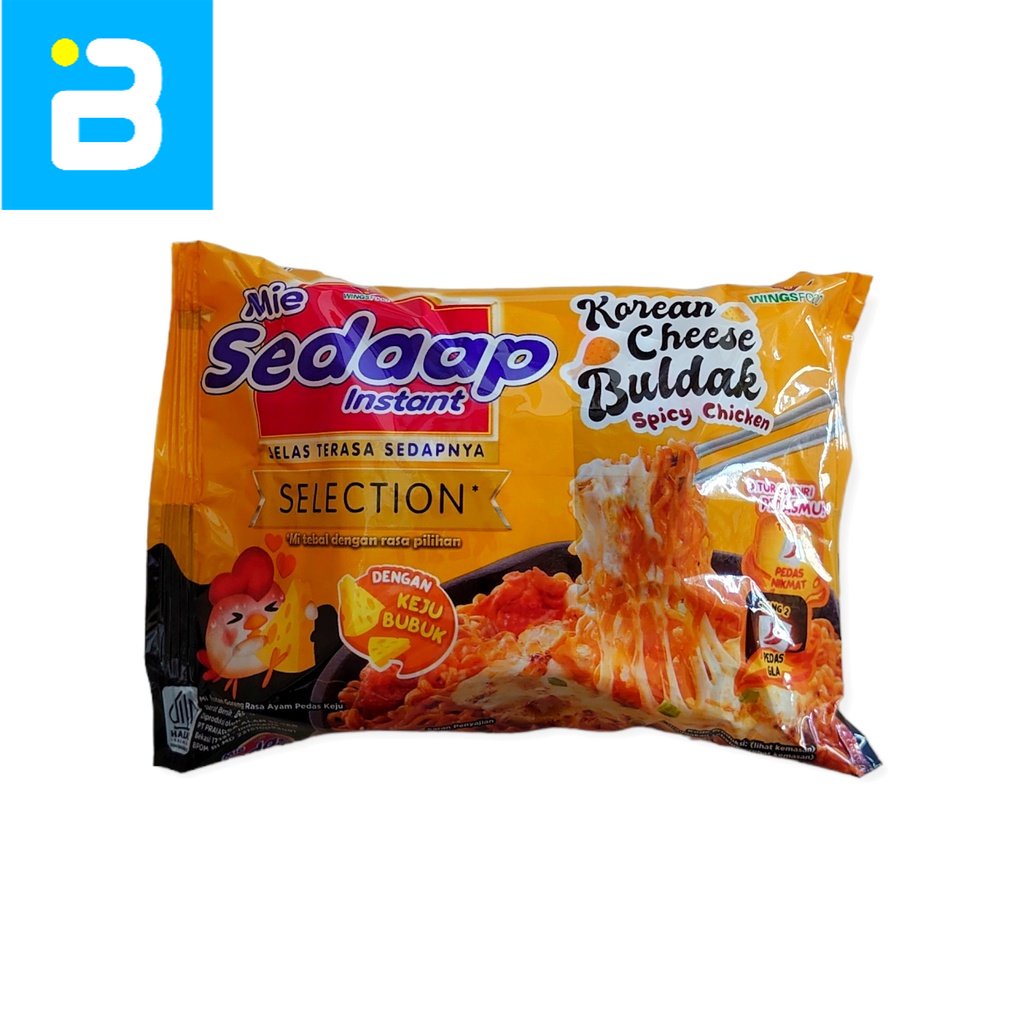 Mie Sedaap Selection Korean Cheese Buldak 86 G | Shopee Malaysia