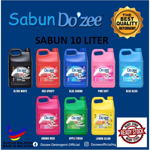 Sabun Pencuci Pakaian Do'zee | Sabun Basuh Baju Halal JAKIM 10kg ...