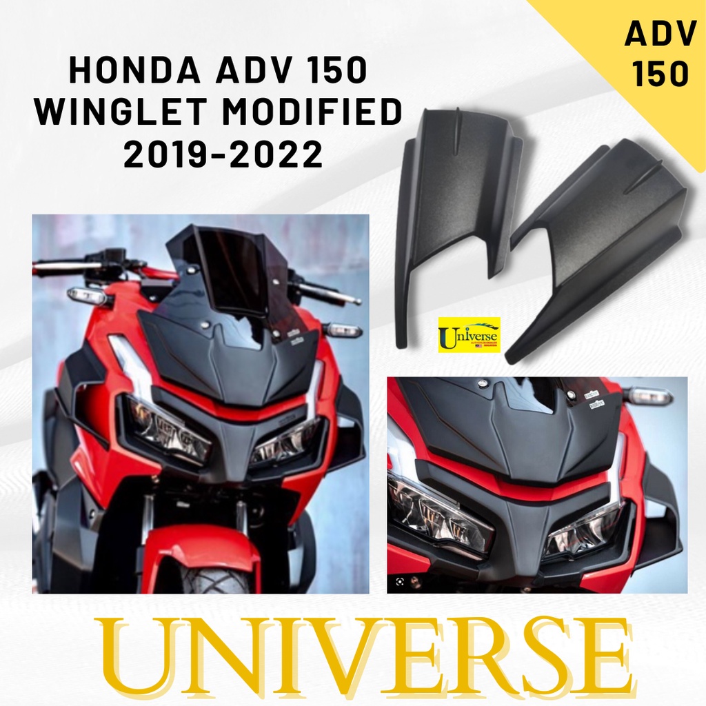 Honda ADV 150 CBR 250 winglet modified motorcycle fixed wind side wind ...