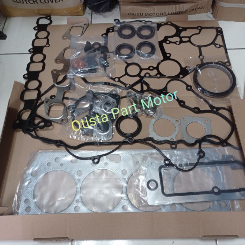 Packing SET GASKET FULL SET ENGINE OVERHAUL ISUZU DMAX D-MAX D MAX 3.0 4JJ1 4JJ1T NKR 3.0 ORI ...