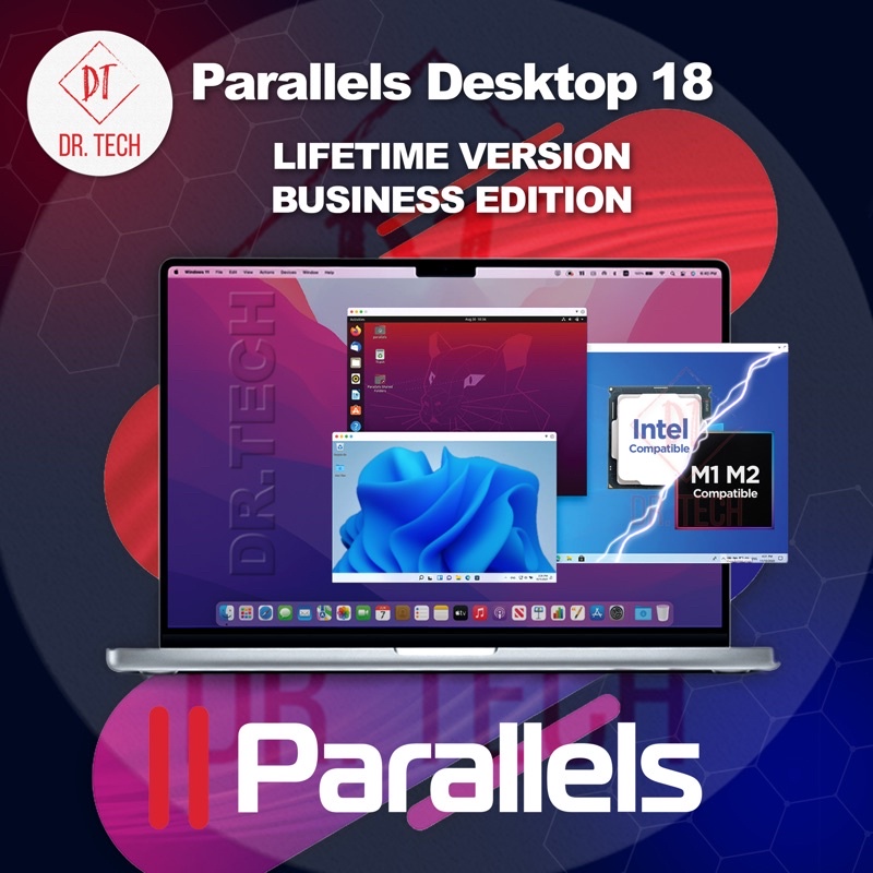 🔥Parallels Desktop 18 [V18.1.1] Business Edition 🔥 Professional Virtual ...