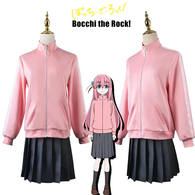 Bocchi The Rock! Gotou Hitori Anime Cosplay Costume Uniform Outfits ...