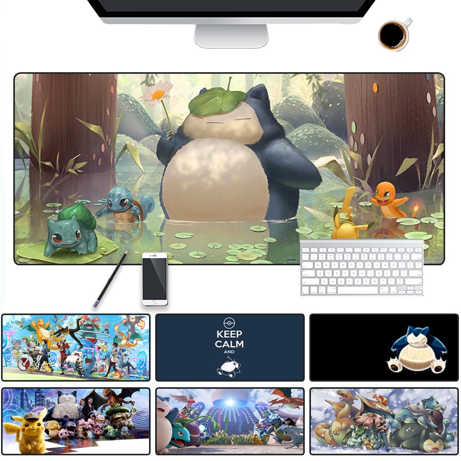 snorlax Mouse pad Computer Notebook Pokémon Table Mat Dormitory ...
