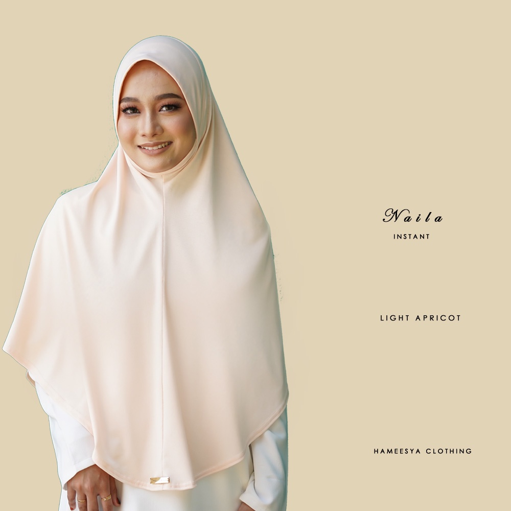 Tudung Labuh Cotton NAILA Tudung Berdagu Tudung Ironless Tudung Sarung ...