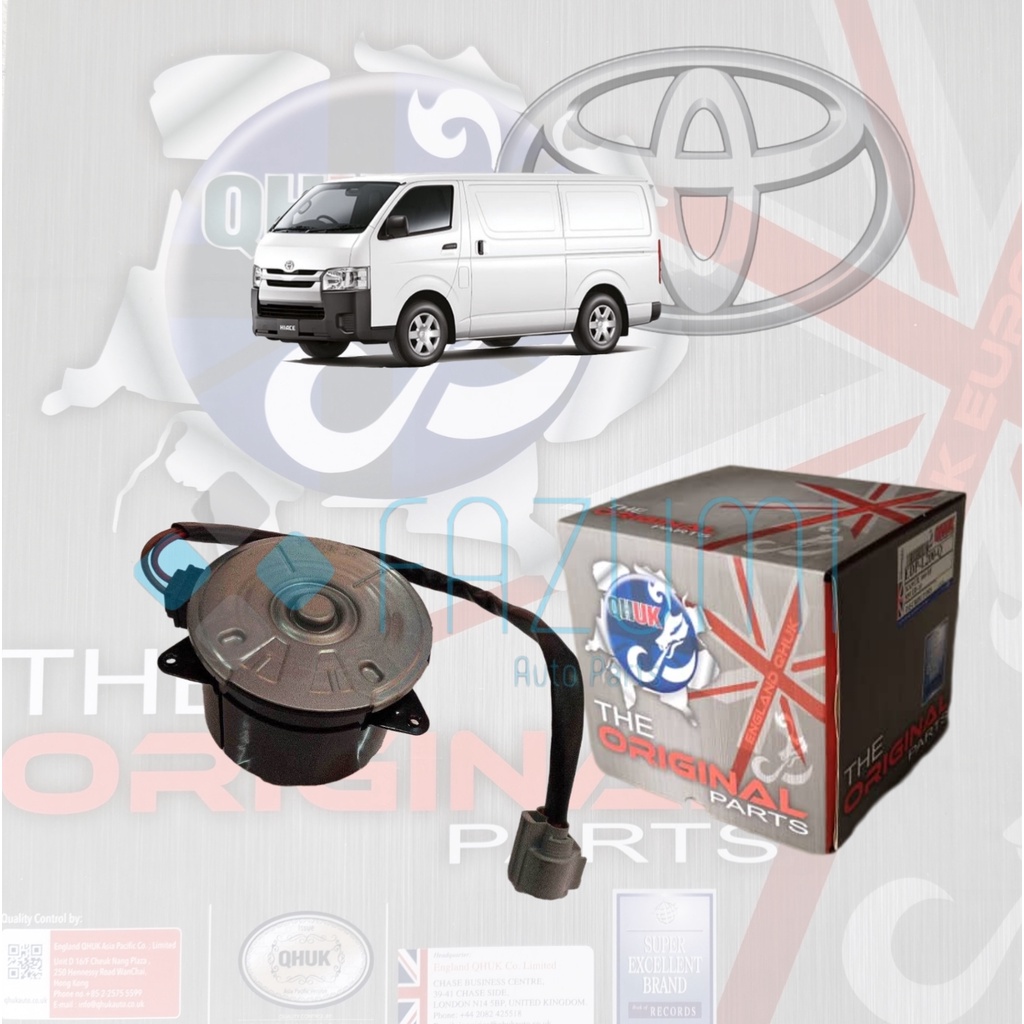 Toyota Hiace KDH200/TRH203/KDH202 QHUK Radiator Fan Motor 2 Pin ...