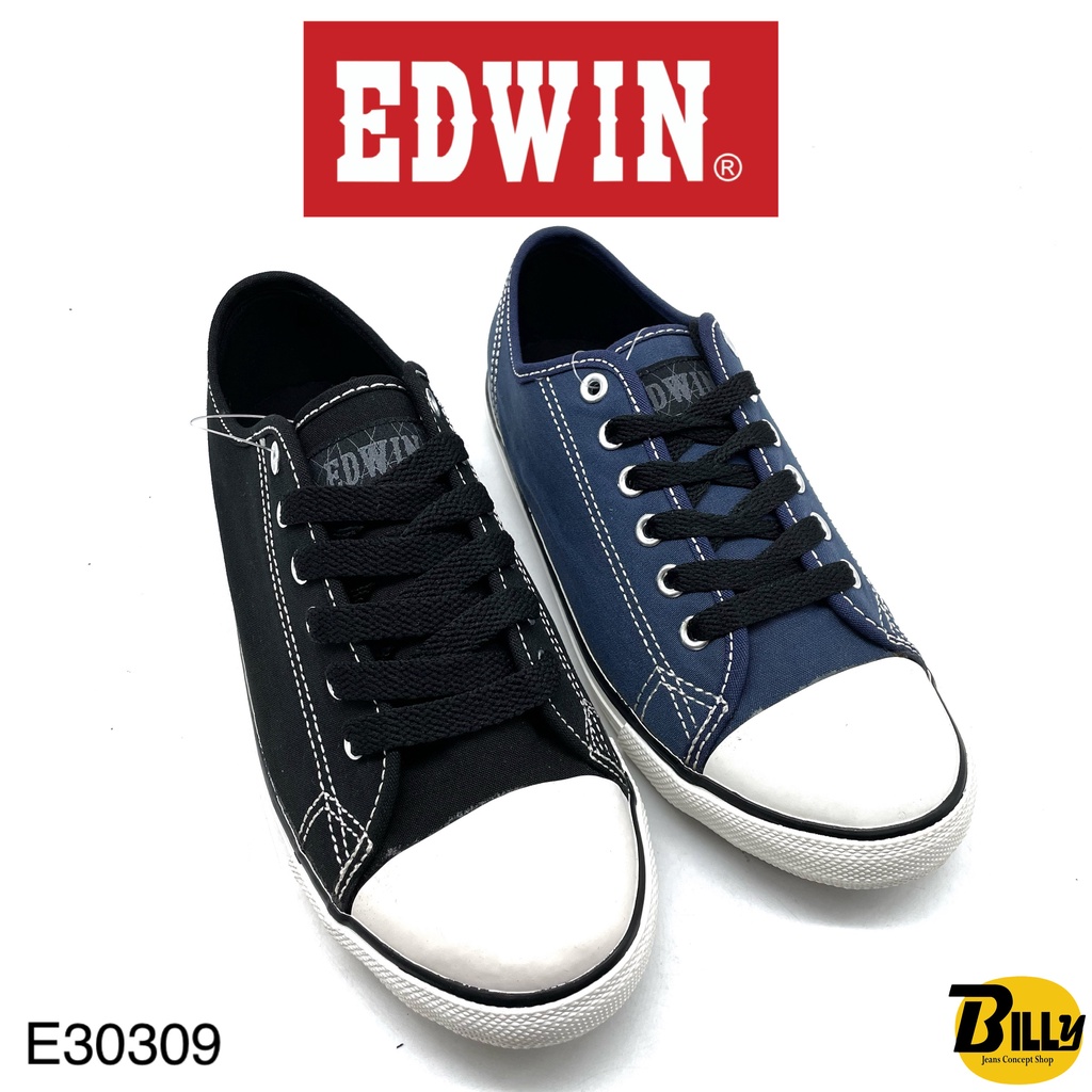 EDWIN Brand Men's Comfort Lace-Up Canvas Shoes(E30309) | Shopee Malaysia