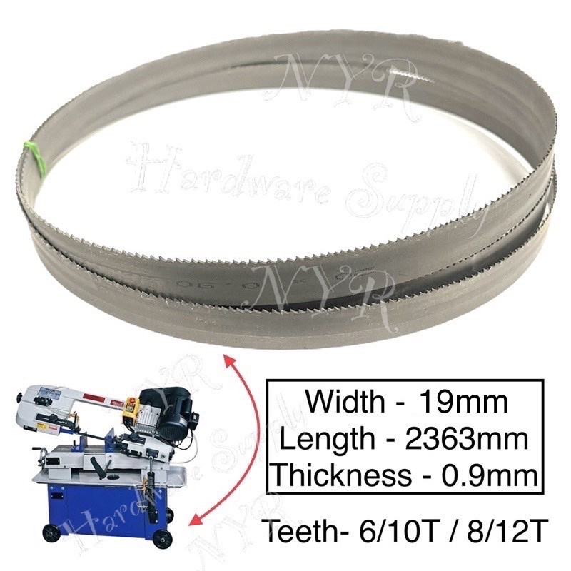 Band Saw Blade 19x2363x0.9mm ( 6/10T / 8/12T ) length 2363mm , width ...